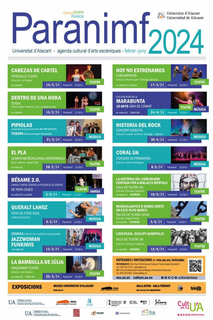 La Universidad de Alicante presenta nueva programación de artes ...